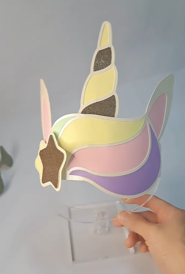 Free Paper Unicorn Hat Template | DIY Printable Horn Headband - Pococino