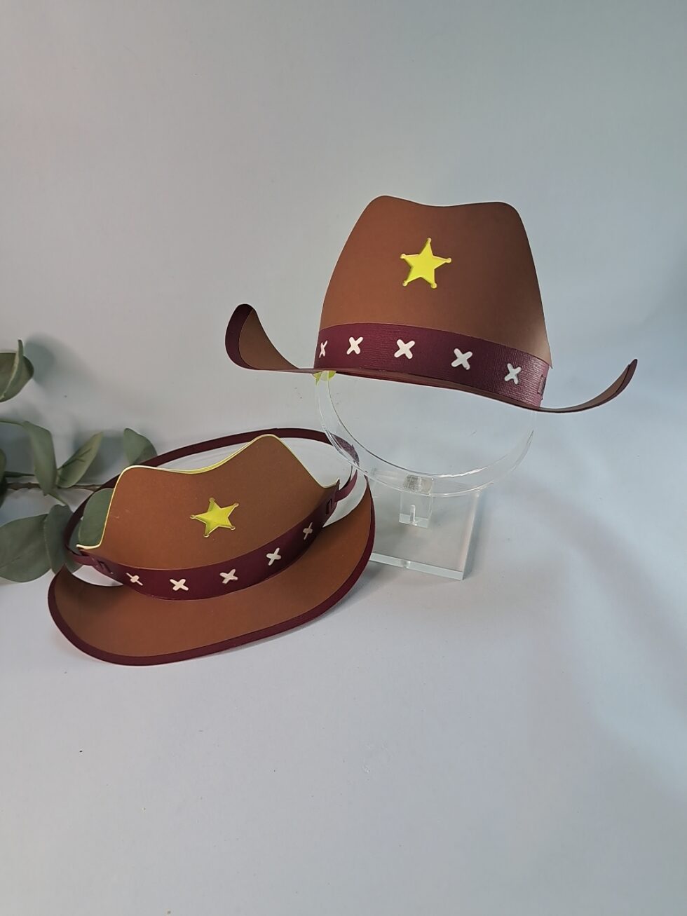 Cowboy Paper Hat - Instant Download | Pococino Paper Craft